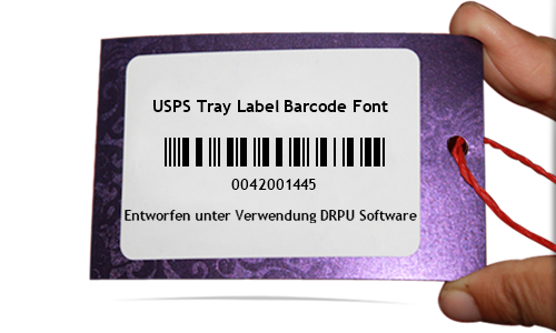 Usps Tray Label Barcode Font Howtobarcode